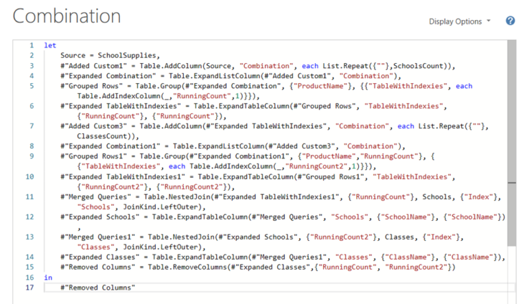 Power Query Combination: Combining Lists Into a Table - Esteban Angel